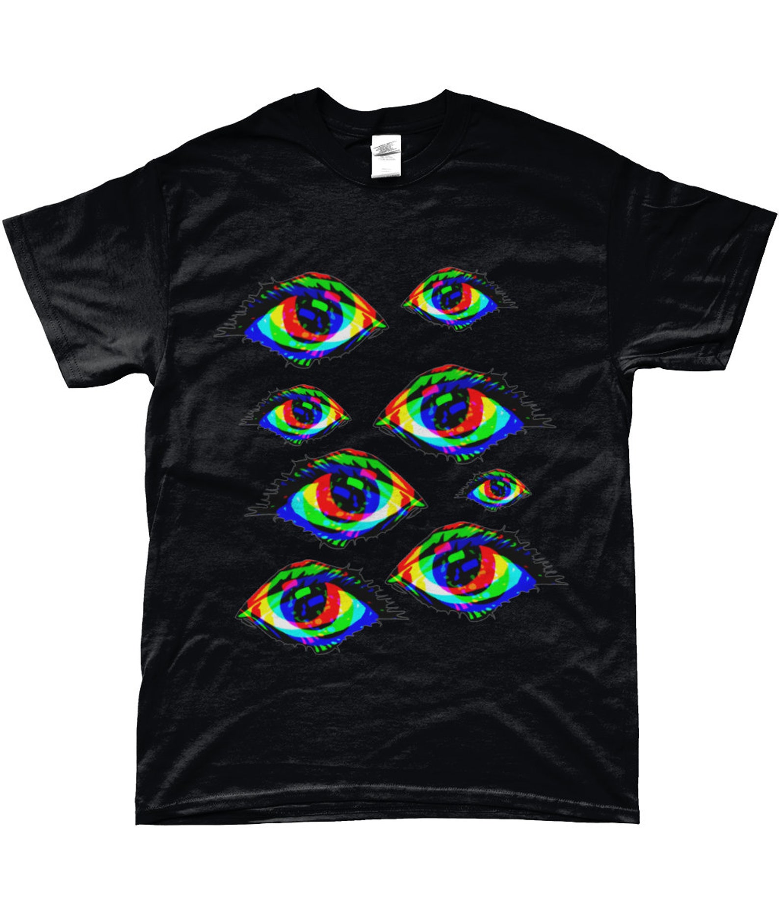 Goth Eyes T Shirt, Grunge Clothing, Alt Clothing, Harajuku Clothes ...