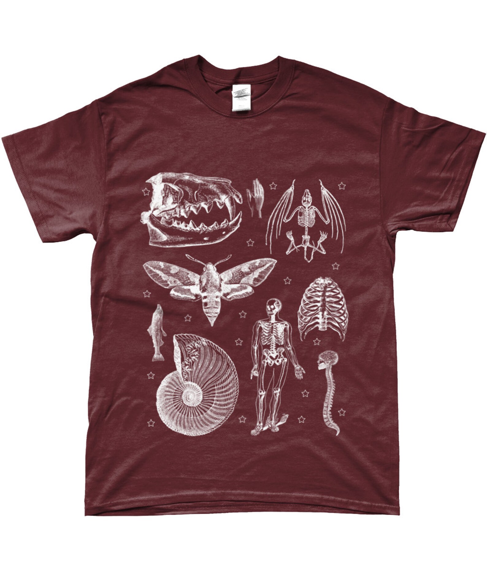 Skulls Tshirt,grunge Clothing,goblincore Clothing,dark Cottagecore,dark ...
