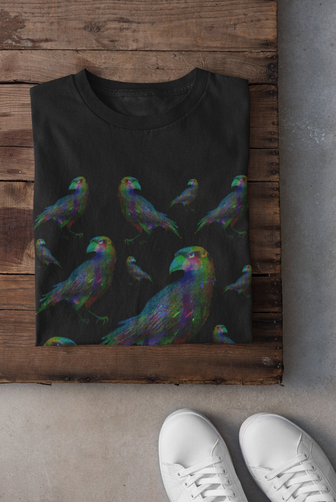 Gothic Glitch Raven Shirt,weirdcore Y2K Crow Tshirt,alt Clothing,witchy ...
