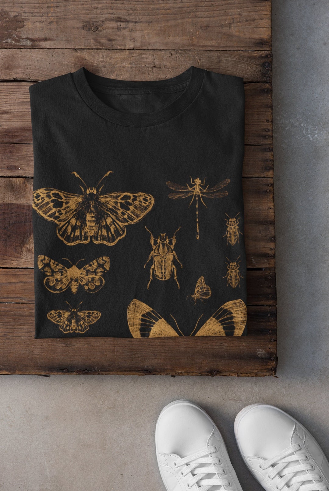 Moths and Insects Tshirt, Moths Tshirt, Grunge Clothing, Cottagecore ...