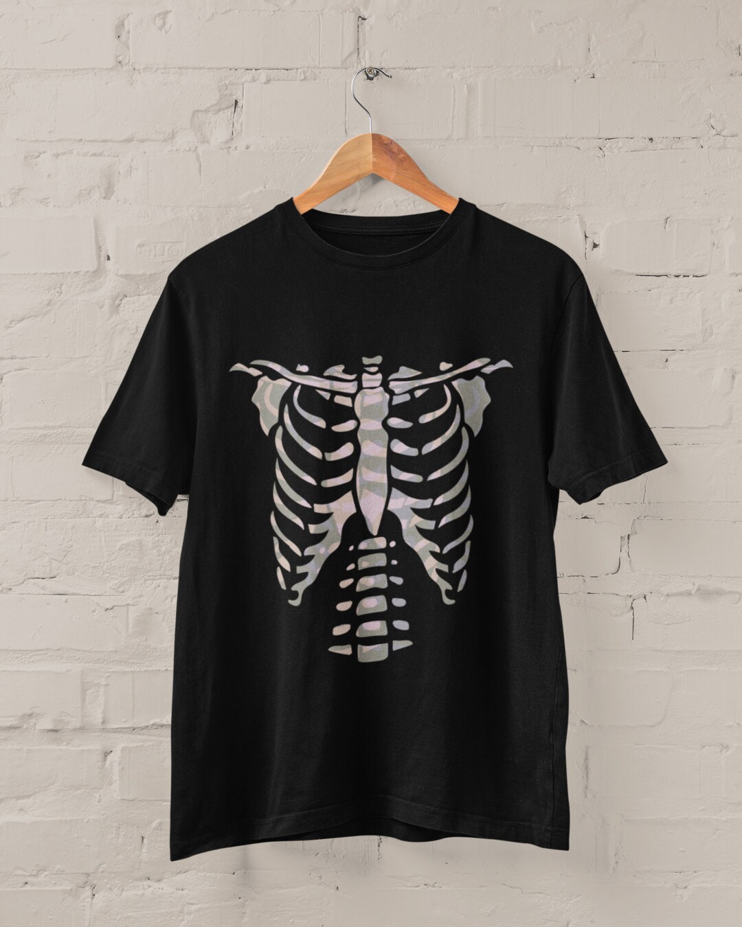 Grunge Clothing, Alt Clothing, Skeleton Ribs Tshirt, Grunge Shirt ...