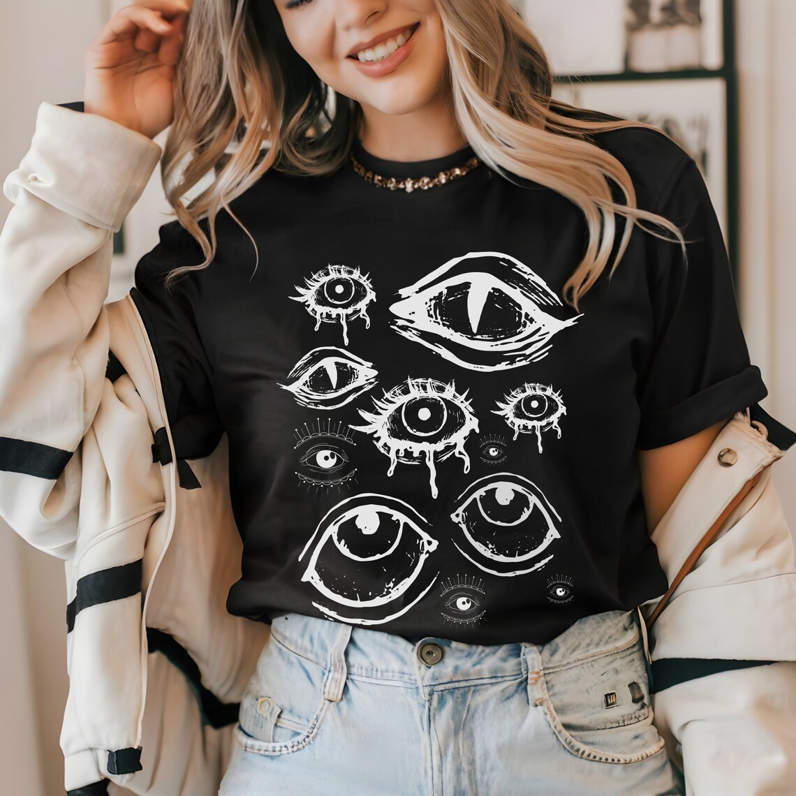 Alt Clothing Grunge Shirt, Pastel Goth Tshirt, Dark Academia Clothes ...
