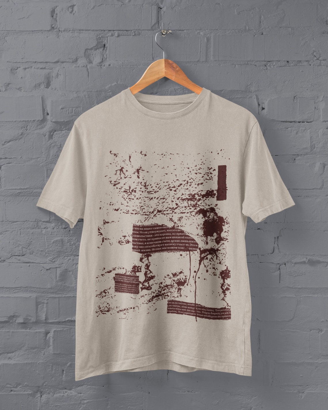 Grunge Paint Splatter Shirt, Y2k Clothing, Alt Clothing, Harajuku ...