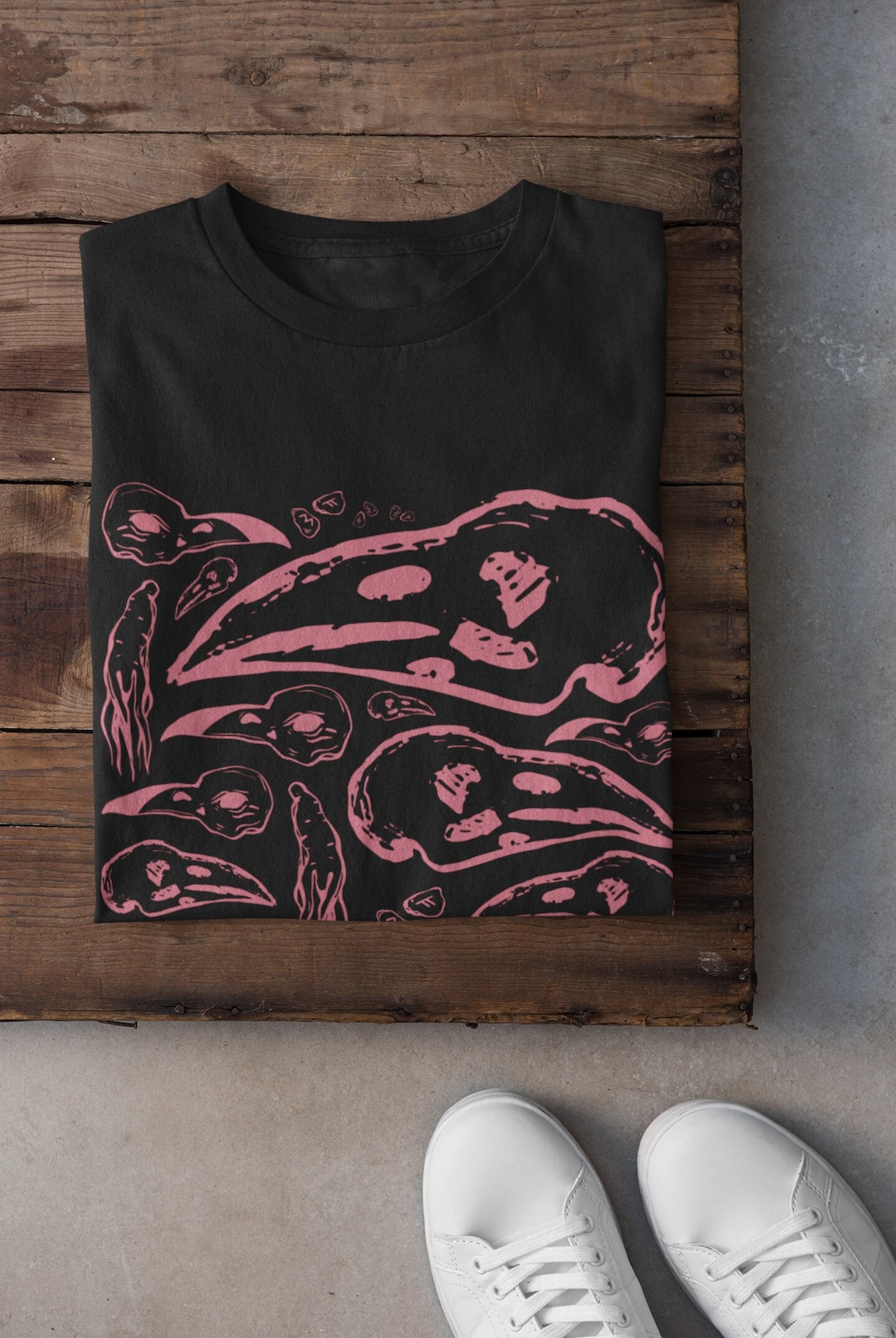 Raven Skulls Alt Shirt, Alt Clothing, Grunge Clothing, Pastel Goth ...