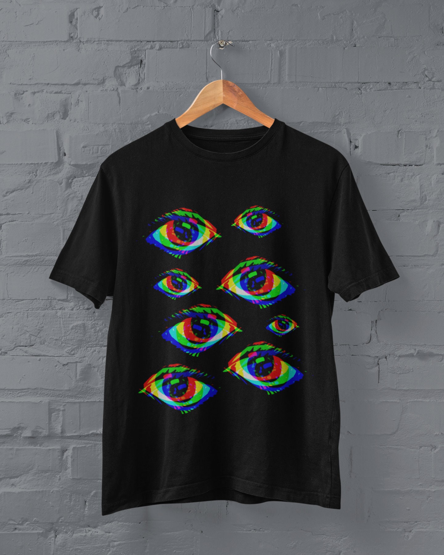 Goth Eyes T Shirt, Grunge Clothing, Alt Clothing, Harajuku Clothes ...