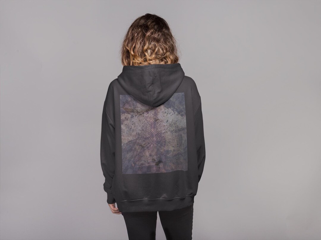 Gothic Weirdcore Zipper Hoodie, Original Abstract Art Zip Up, Y2K ...