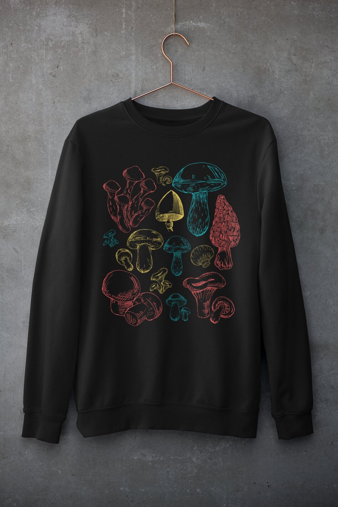 Mushroom Sweater,clowncore Clothing,egirl Clothing,clowncore Aesthetic ...