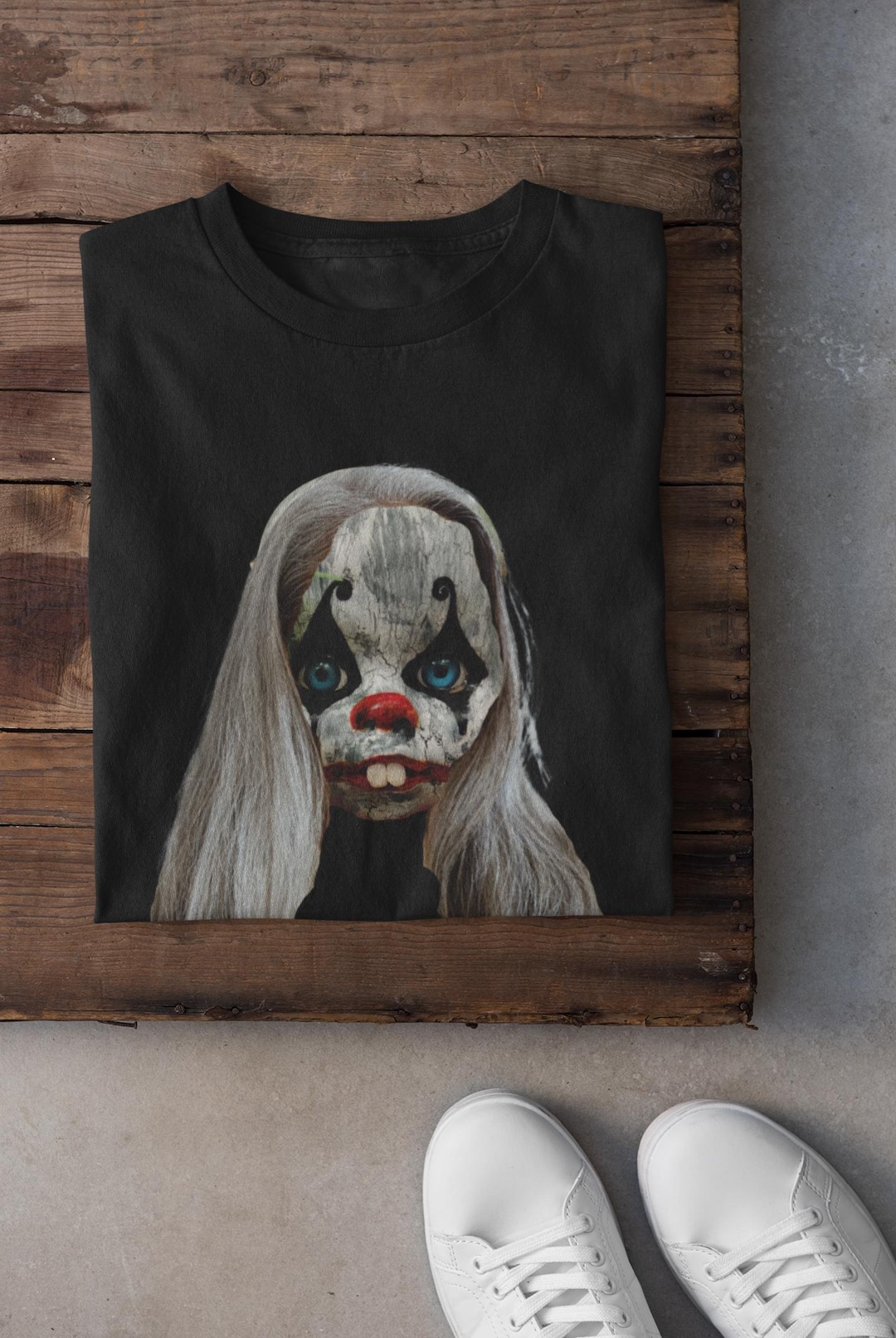 Creepy Vintage Doll Head Shirt, Halloween Every Day, Alt Clothing ...