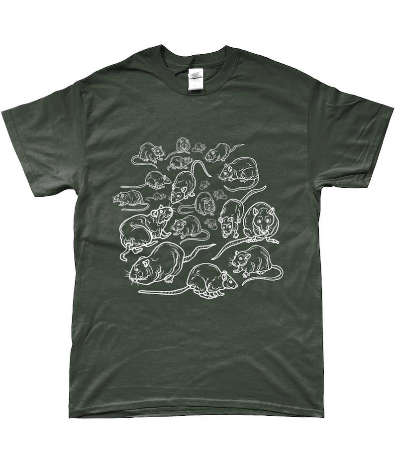 Rat T Shirt Rat Lover Gift Goth Punk Skull Occult - Etsy