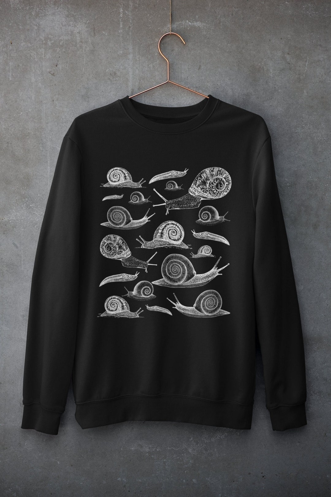 Cottagecore Snail Sweatshirt,goblincore Goth ,grunge Fairycore Clothing ...