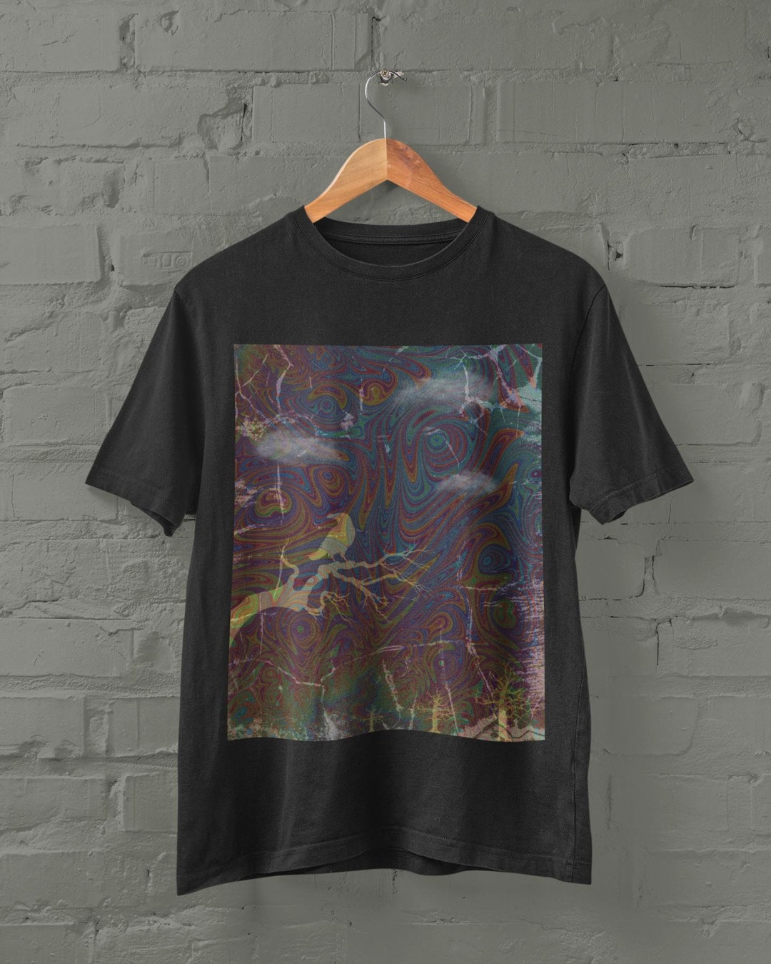 Crow Gothic Weirdcore Shirt, Original Abstract Art Tshirt, Y2K ...
