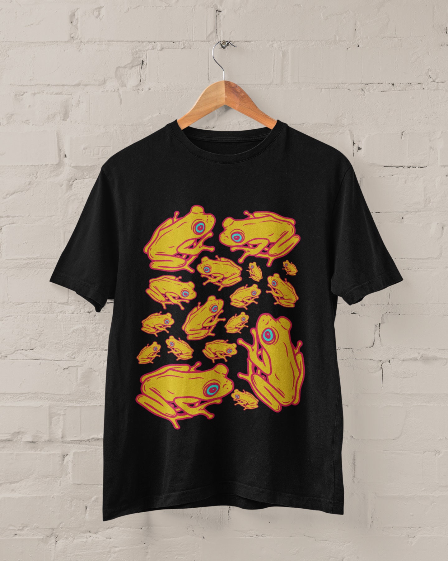 Tree Frog T Shirt, Frog Lover Gift, Goth Punk Shirt, Jungle Shirt ...