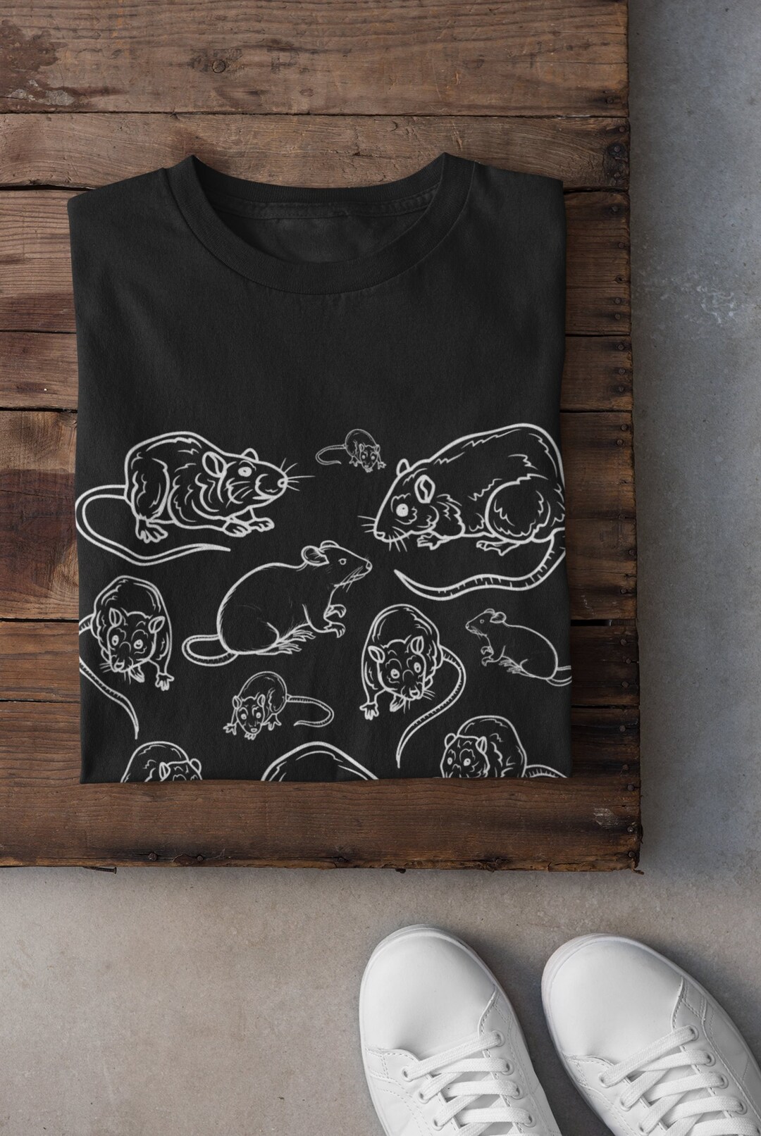 Rat T Shirt, 90s Grunge Clothing, Rat Lover Gift, Goth, Punk, Skull ...