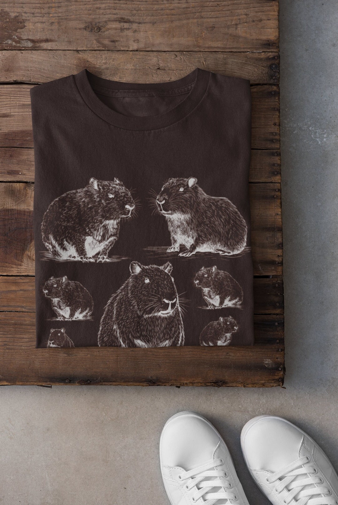 Capybara Shirt, Gift for Rodent Lover, Ironic Tshirts, Animal Tshirts ...