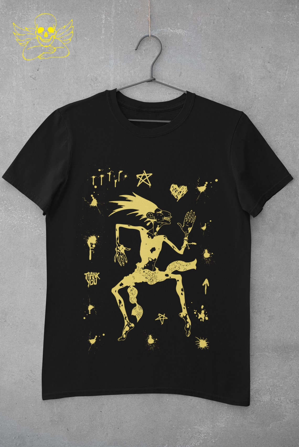 The Grateful Punk Dancer T Shirt Punk Shirt Alt Clothing - Etsy UK