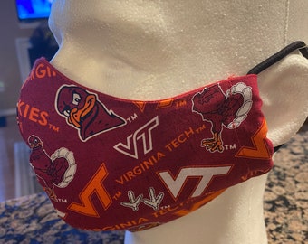 Virginia Tech Face Mask - Etsy
