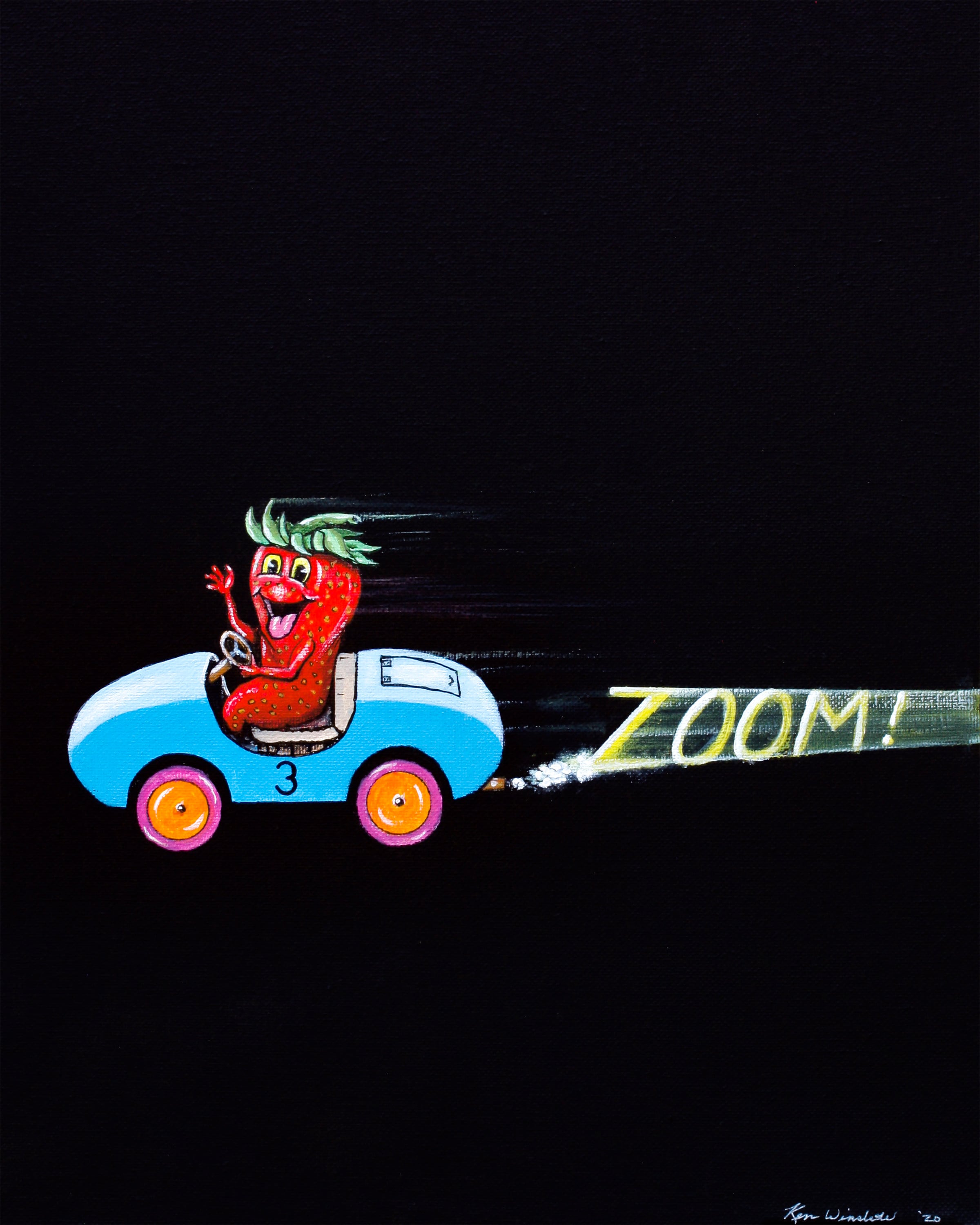 Animated, Race Car, Nursery Decor, Kids, Bedroom Prints, Children, Fast ...