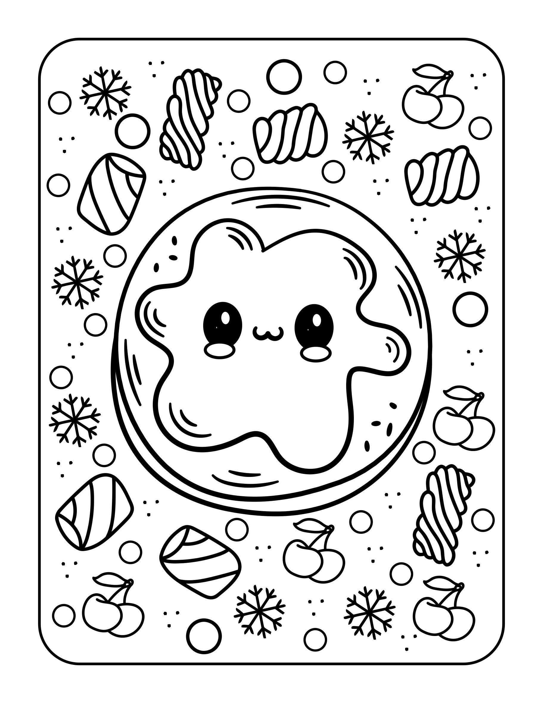 Cute Colouring Book Pages (printable) - Etsy