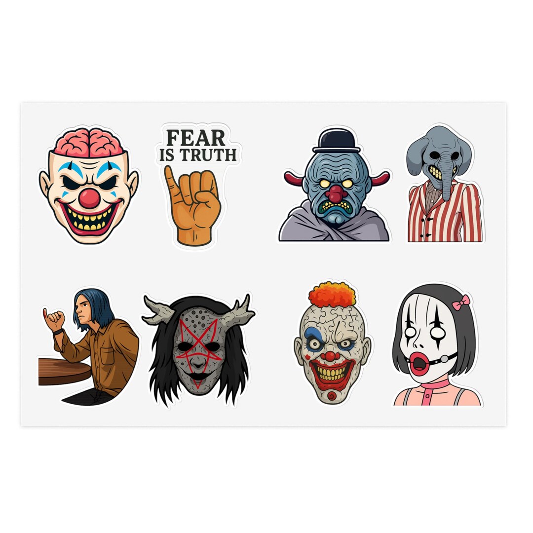 AHS Cult Horror Stickers: Halloween Scrapbooking, Party Favors - Etsy