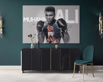 Muhammad Ali Knockout Poster - Etsy