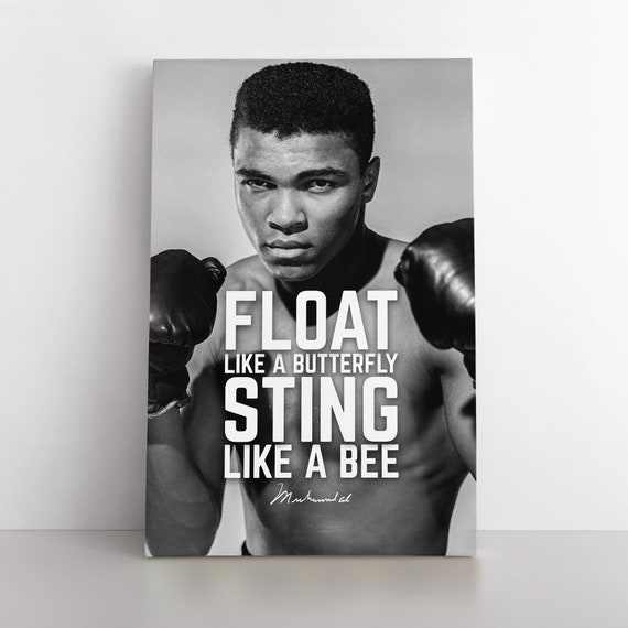 Muhammad Ali Inspirational Quotes Muhammad Ali Poster | Etsy