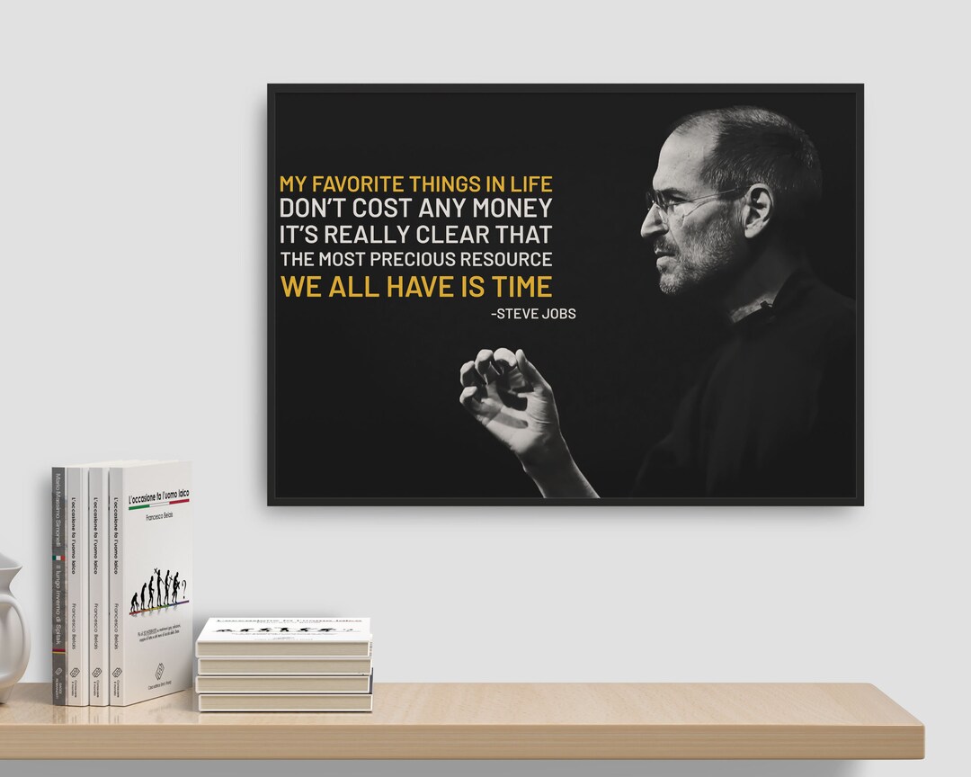 Steve Jobs Poster Steve Jobs Quotes Wall Hangings Framed - Etsy