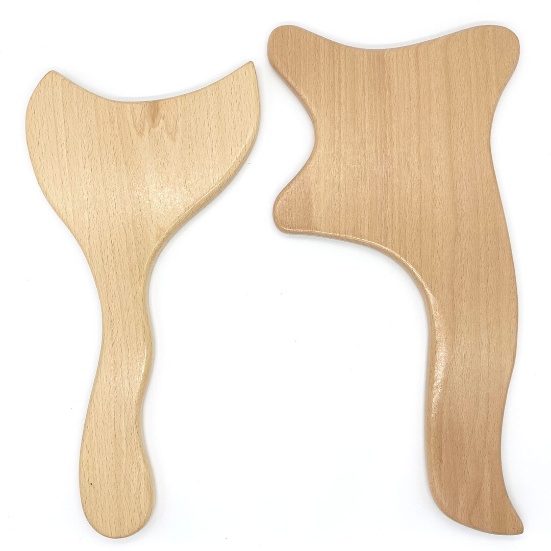 Wood Massage Tools Set, Massage Board Set, Lymphatic Drainage Massager ...