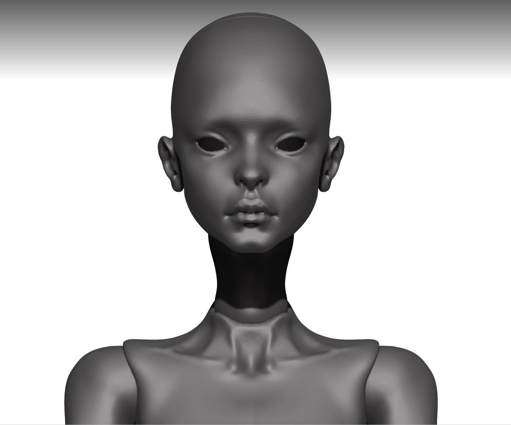 Hera 3D Doll / Jointed Doll / Bjd Doll / Ooak / Digital Doll Handmade ...