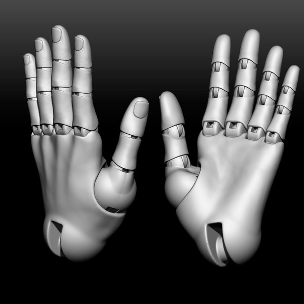 Articulated Hand Model 3d Print - Etsy