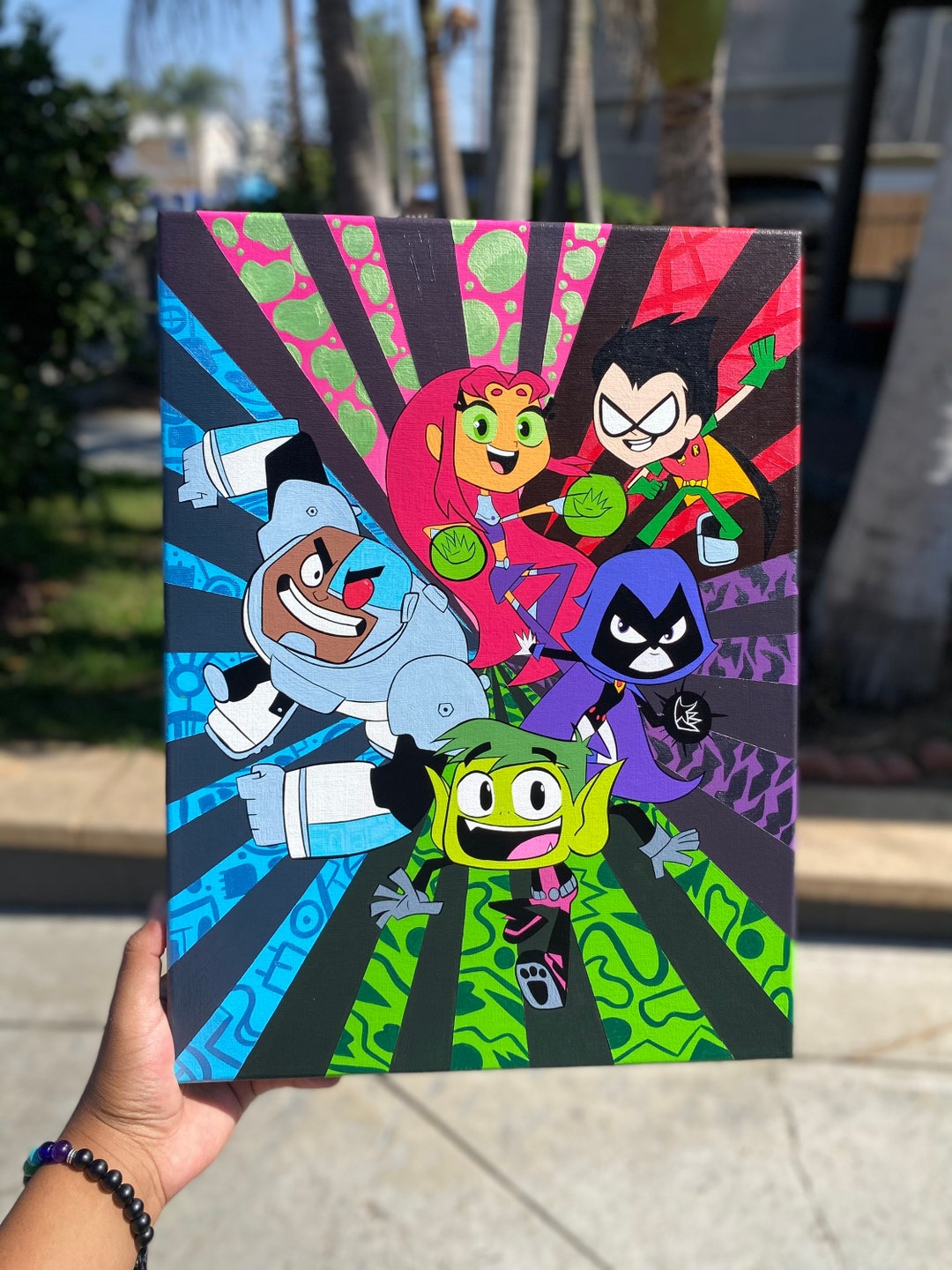 Team Titans Painting - Etsy UK