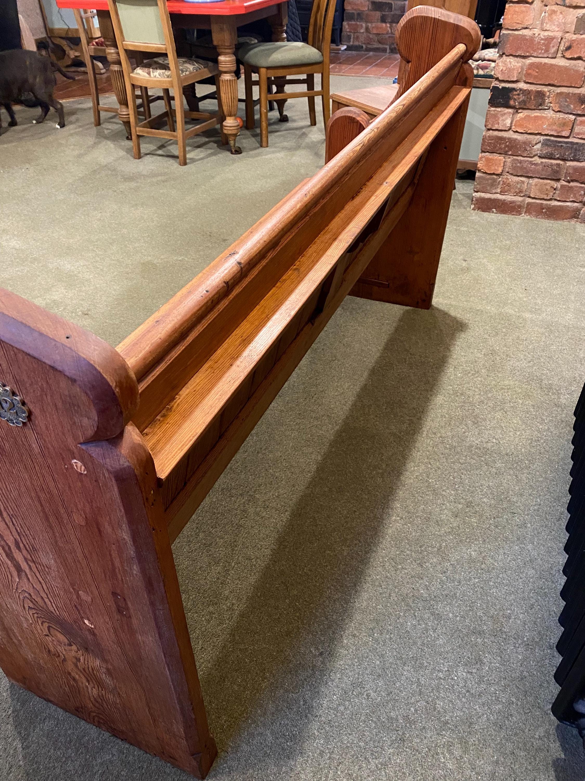 Pitch Pine Pew. Bespoke Sizes Available. - Etsy UK