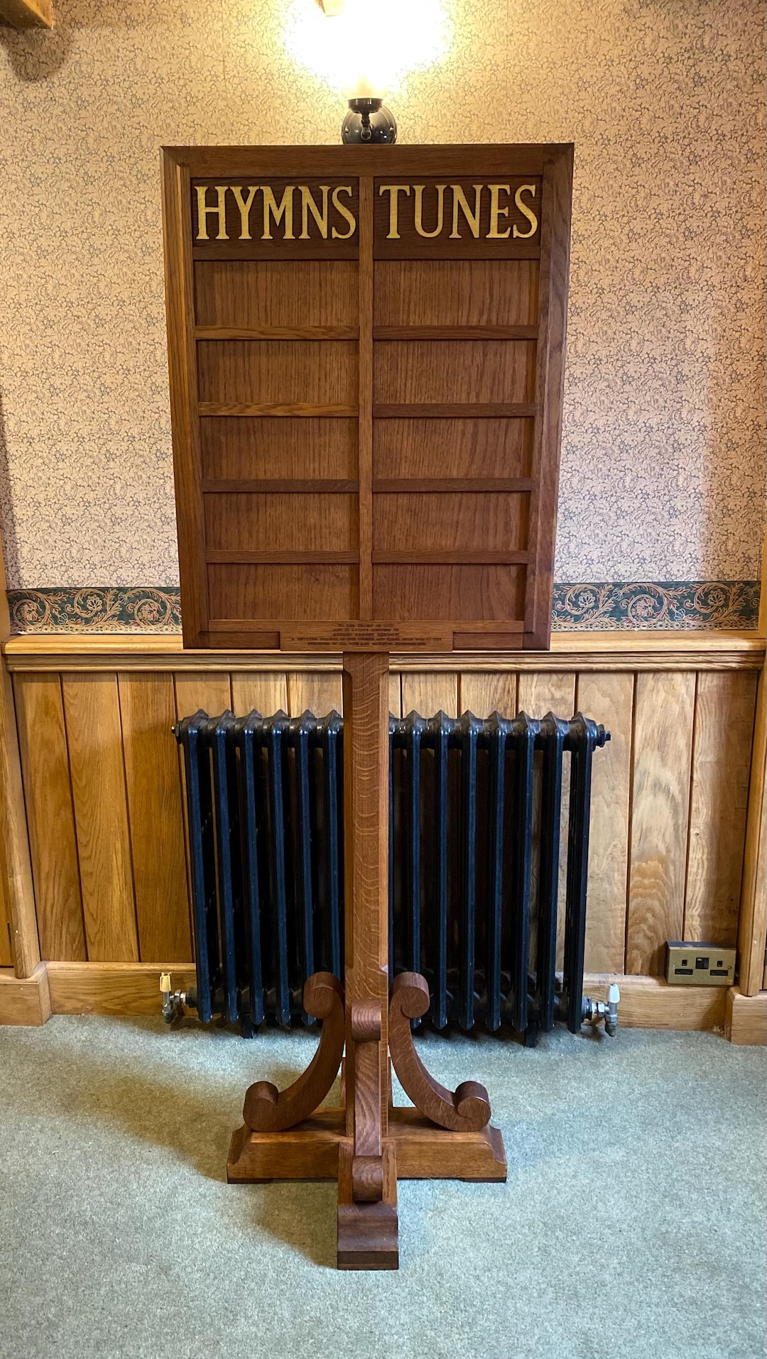 Freestanding Hymn Board. Display Board. Photo Display. - Etsy