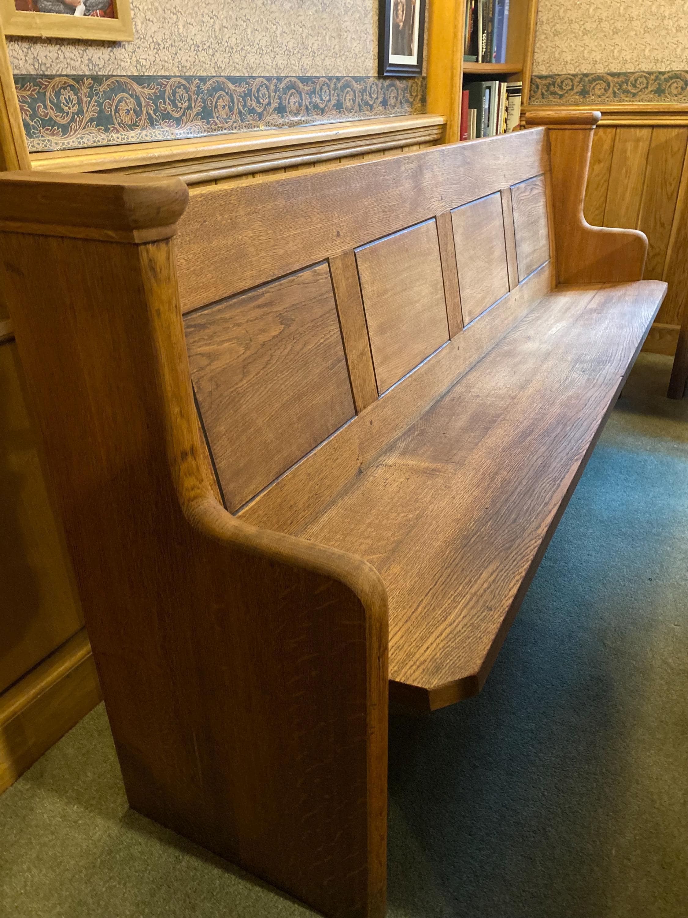 Oak Pew, Dining Table and Bench. All Made From Matching Reclaimed Pews ...