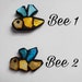 Mosaic Bee Magnets Cute Bee Fridge Magnets Unique Locker - Etsy
