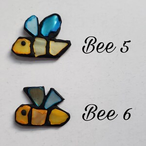 Mosaic Bee Magnets Cute Bee Fridge Magnets Unique Locker - Etsy