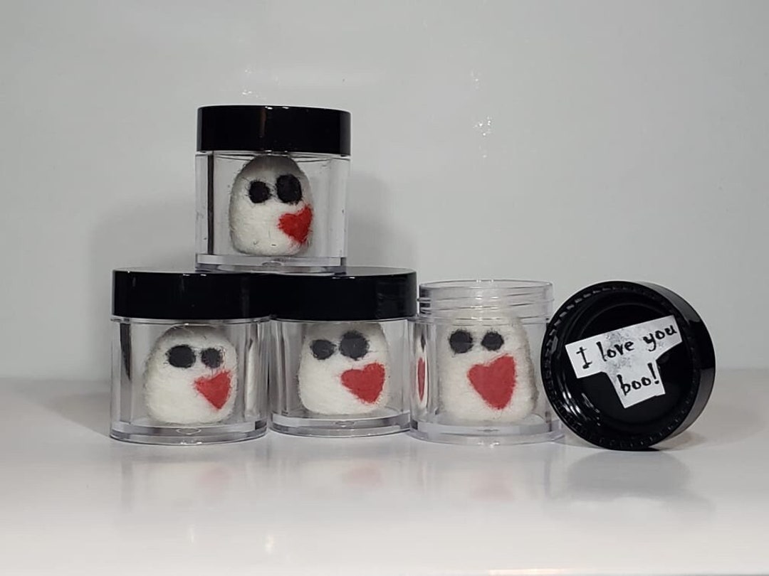 Adopt a Ghost With Heart, Valentines Day Ghosts, Ghosts in a Jar, Cute ...