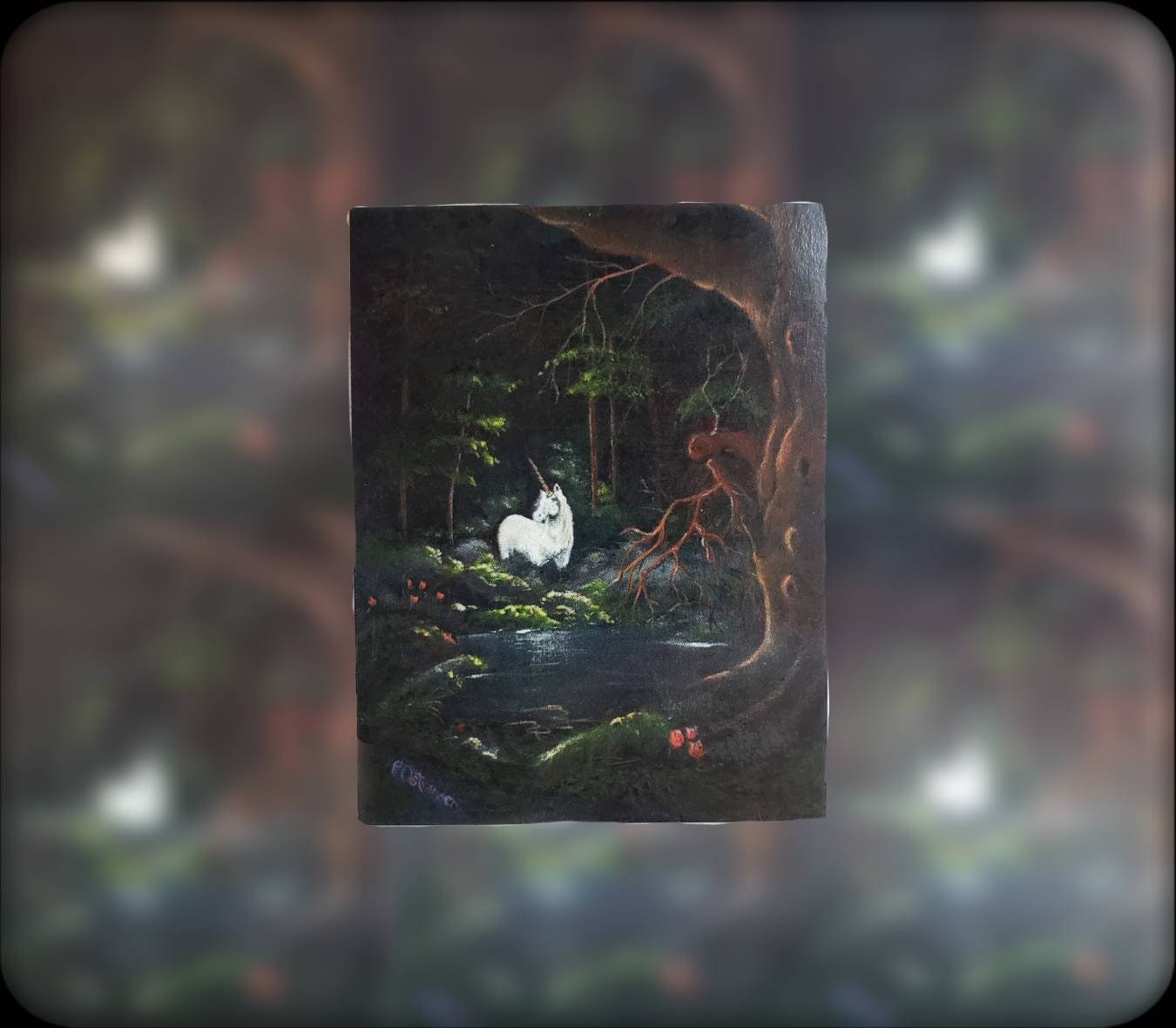 Unicorn Forest Sticker, Mythical Creature, Cryptid Artwork, Fantasy ...