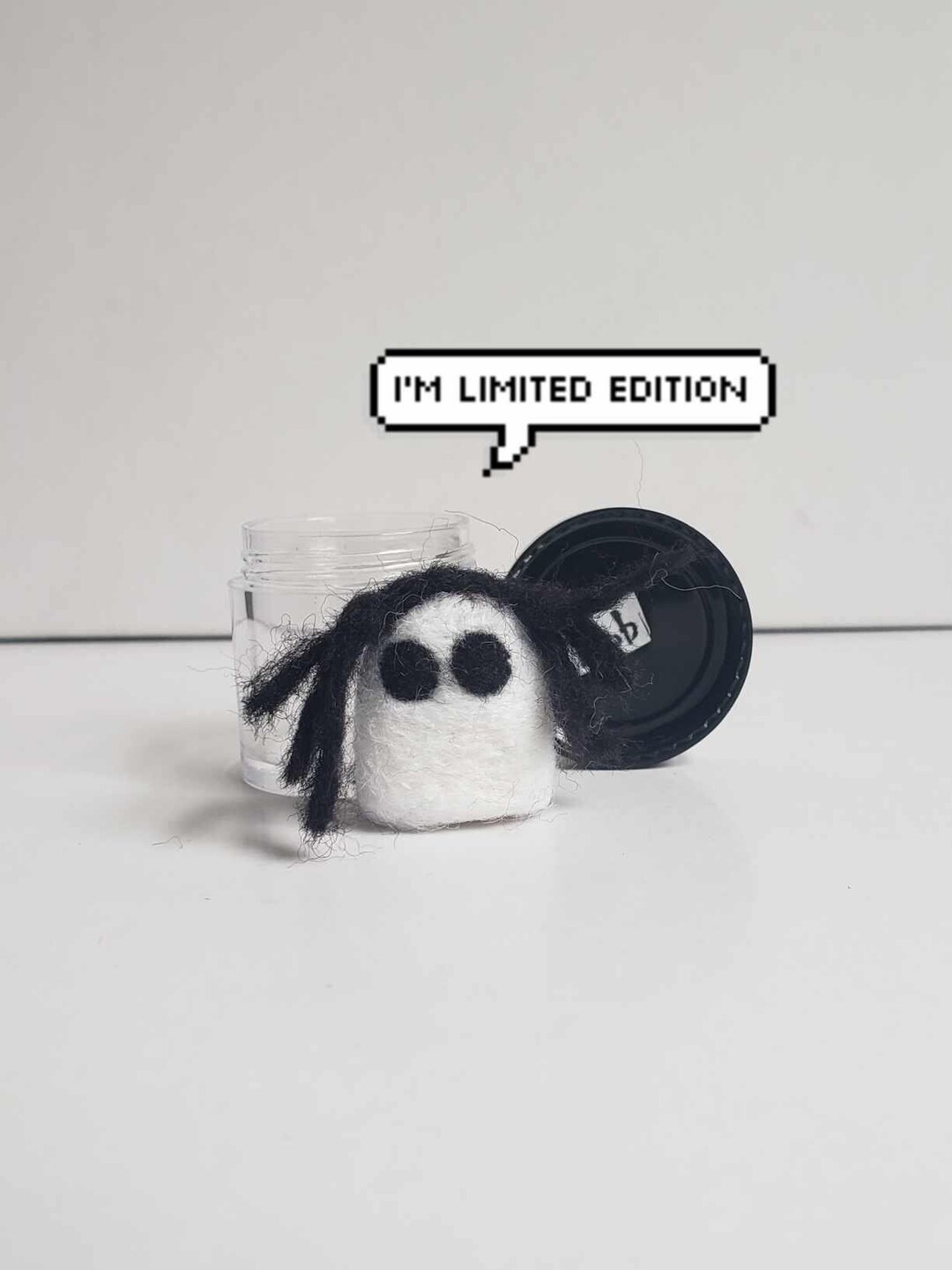 LIMITED EDITION Adopt a Ghost With Dreads, Tiny Ghost in a Jar, Cute ...