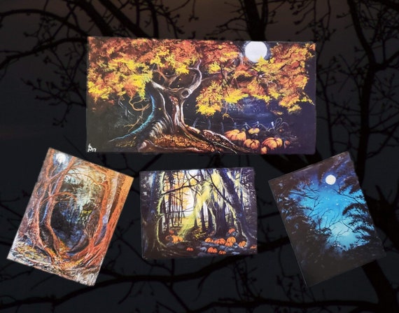 Spooky Sticker Pack Halloween Sticker Pack Scary Sticker | Etsy