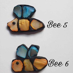 Mosaic Bee Magnets Cute Bee Fridge Magnets Unique Locker - Etsy