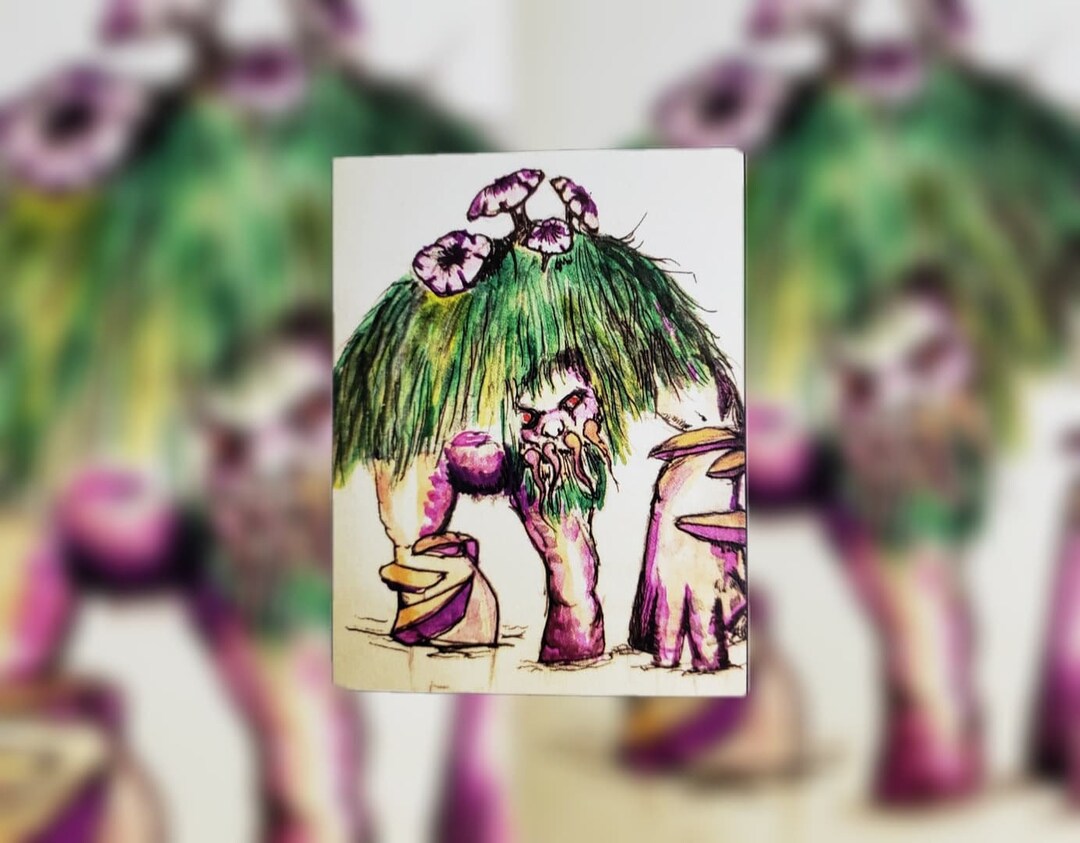 Fen Creeper Sticker, Bog Beast Art, Bog Creeper Art, World of Warcraft ...