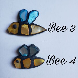 Mosaic Bee Magnets Cute Bee Fridge Magnets Unique Locker - Etsy