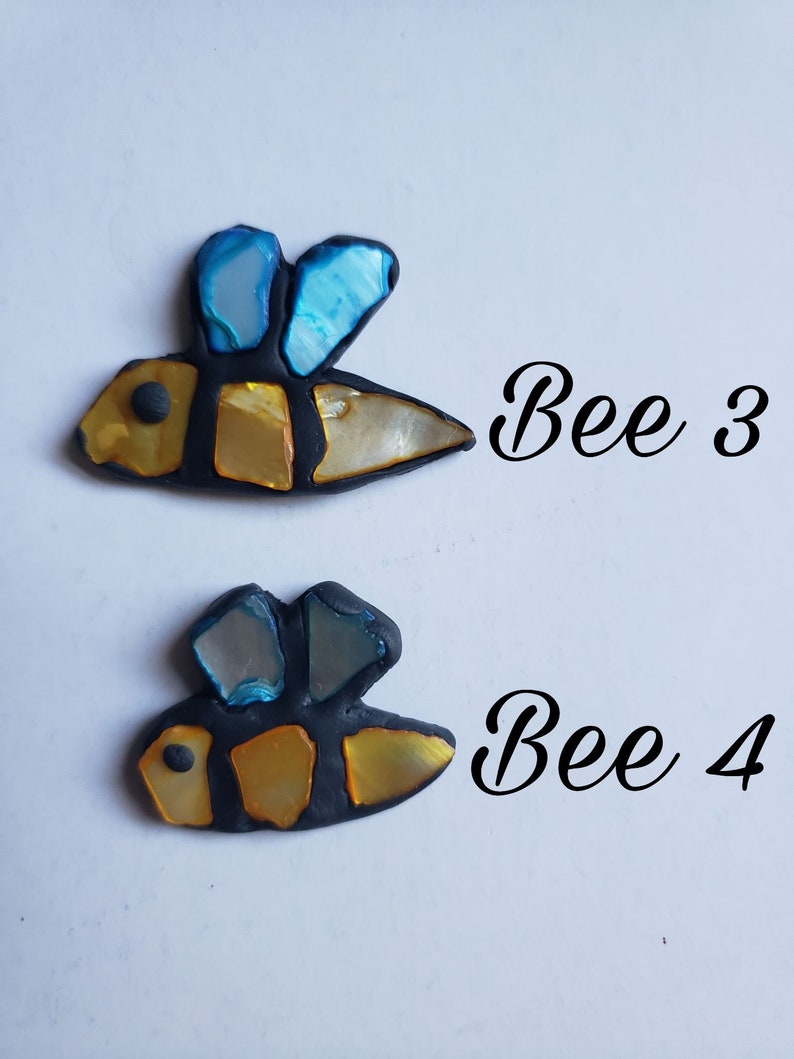 Mosaic Bee Magnets Cute Bee Fridge Magnets Unique Locker - Etsy