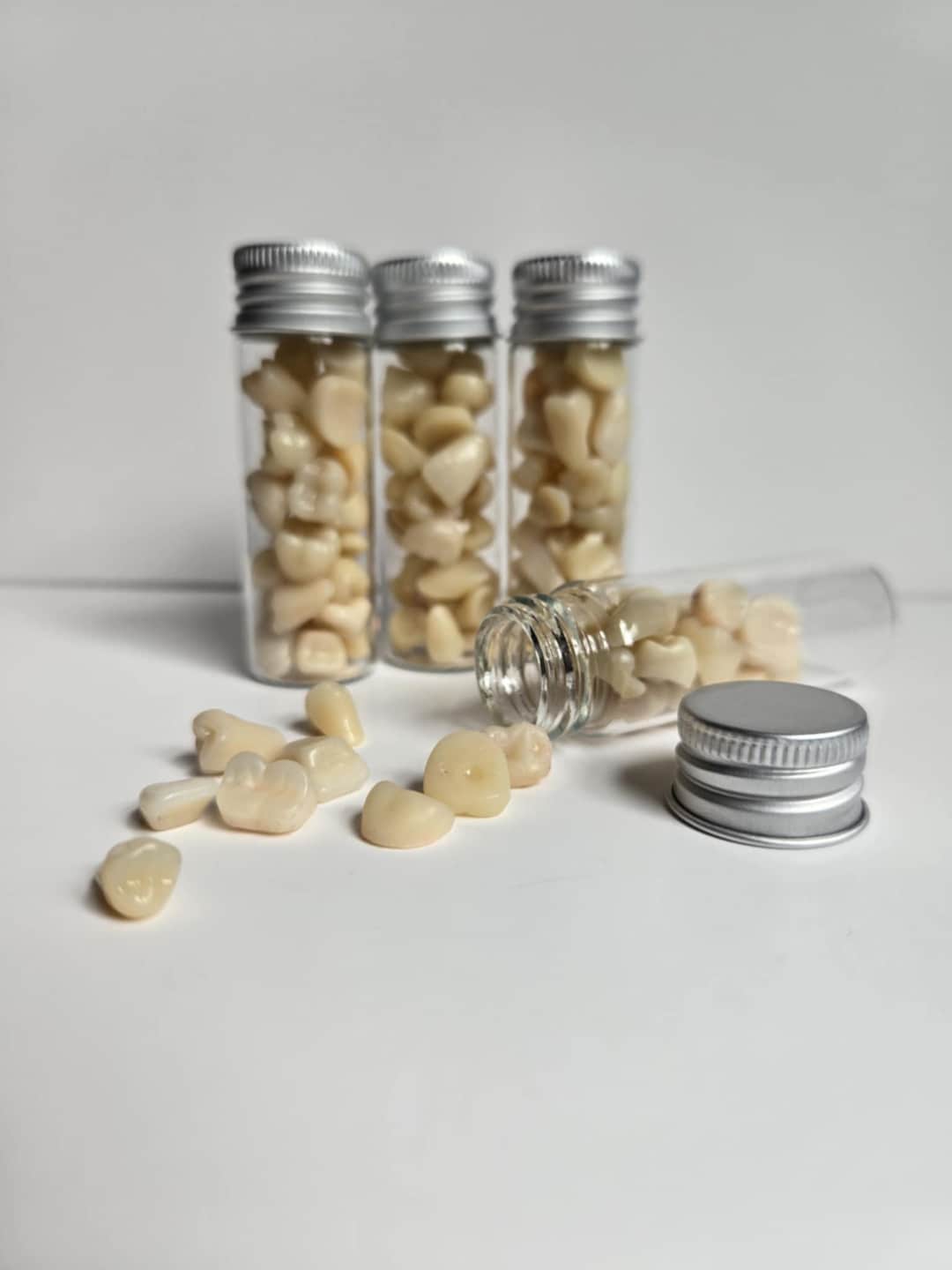 Creepy Fake Teeth Jar: Toothy Dentist Gift, Halloween Decor - Etsy