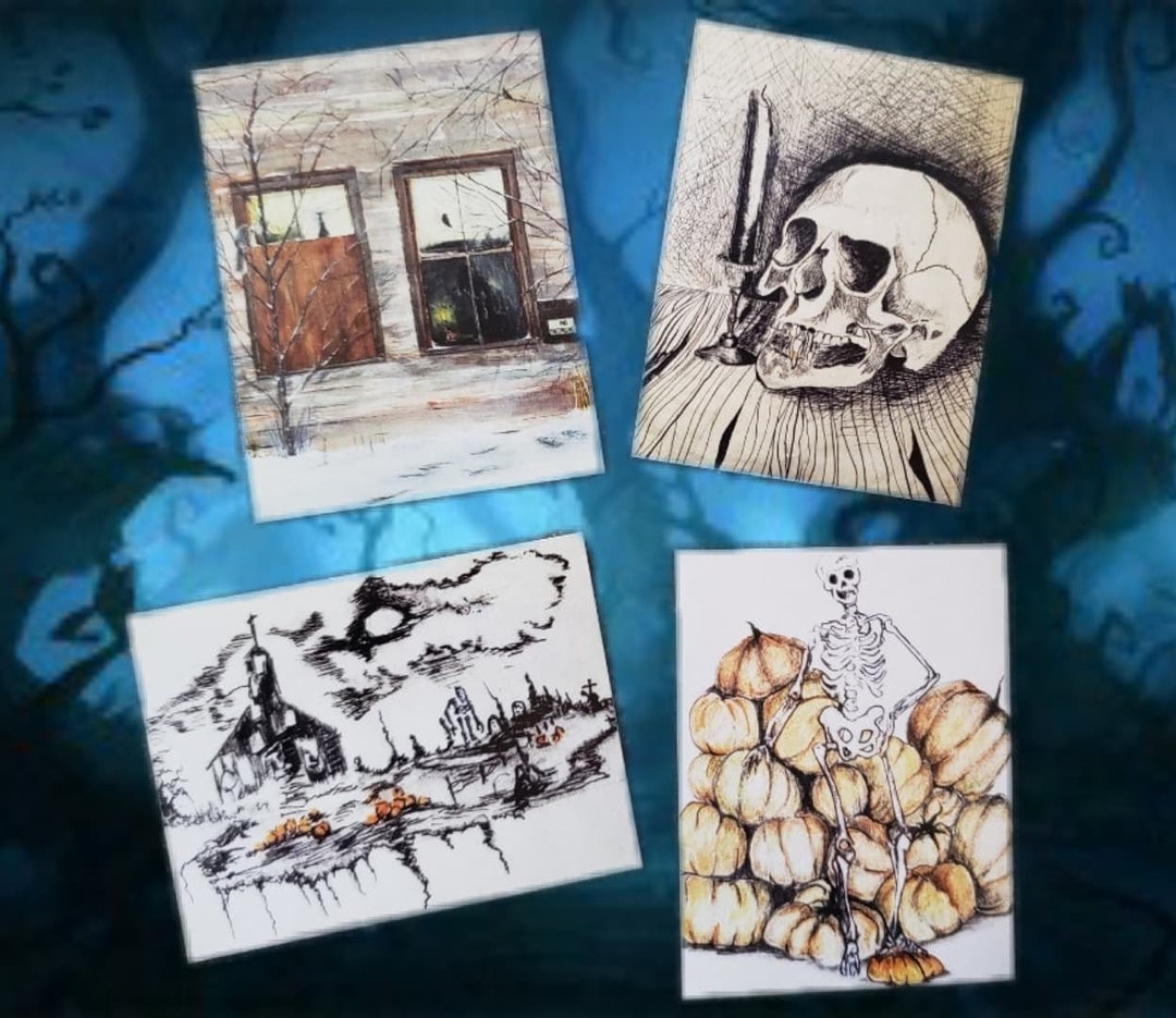 Spooky Sticker Pack, Halloween Sticker Pack, Gift for Her, Witchy Gift ...