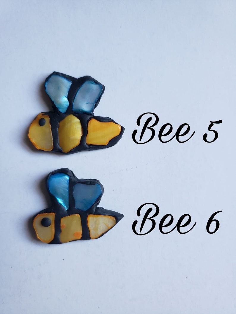 Mosaic Bee Magnets Cute Bee Fridge Magnets Unique Locker - Etsy