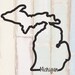 Michigan SVG - State Art- Wood Sign Svg - MI Svg - Michigan Outline ...
