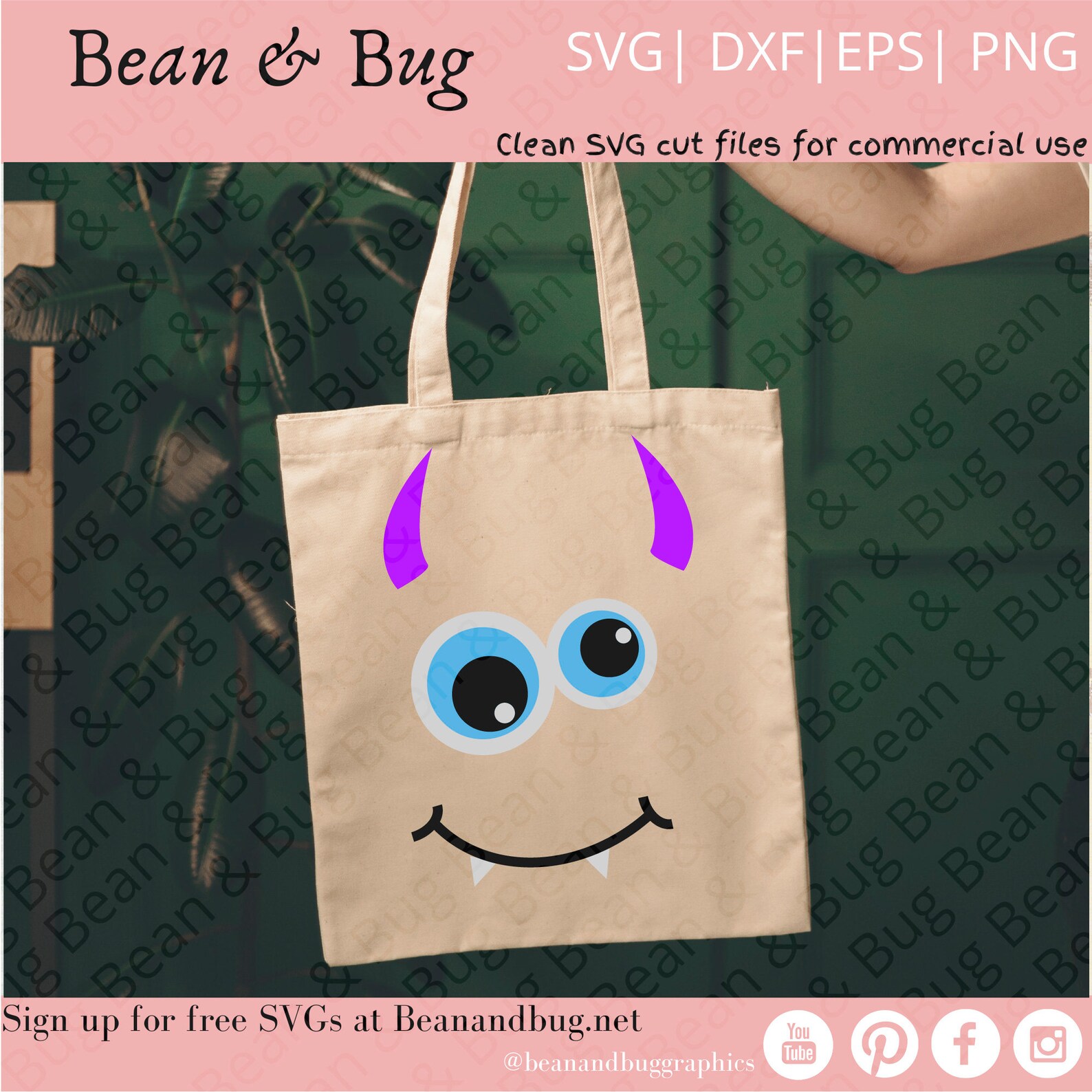 Silly Monster Face SVG - Halloween Shirt - Monster Costume - Fall ...