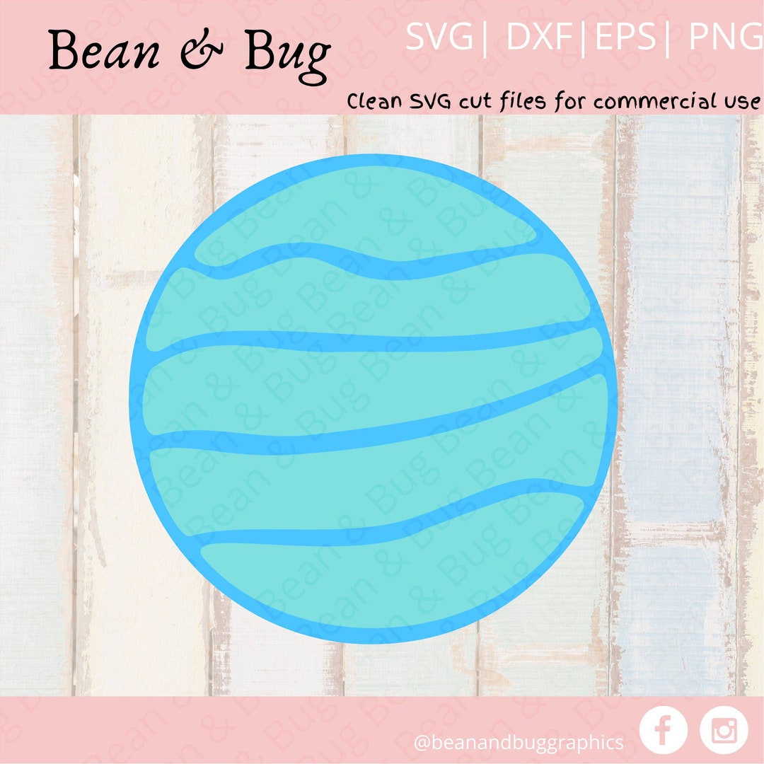 Neptune SVG - Planets SVG - Solar System SVG - Space Cut File - Space ...