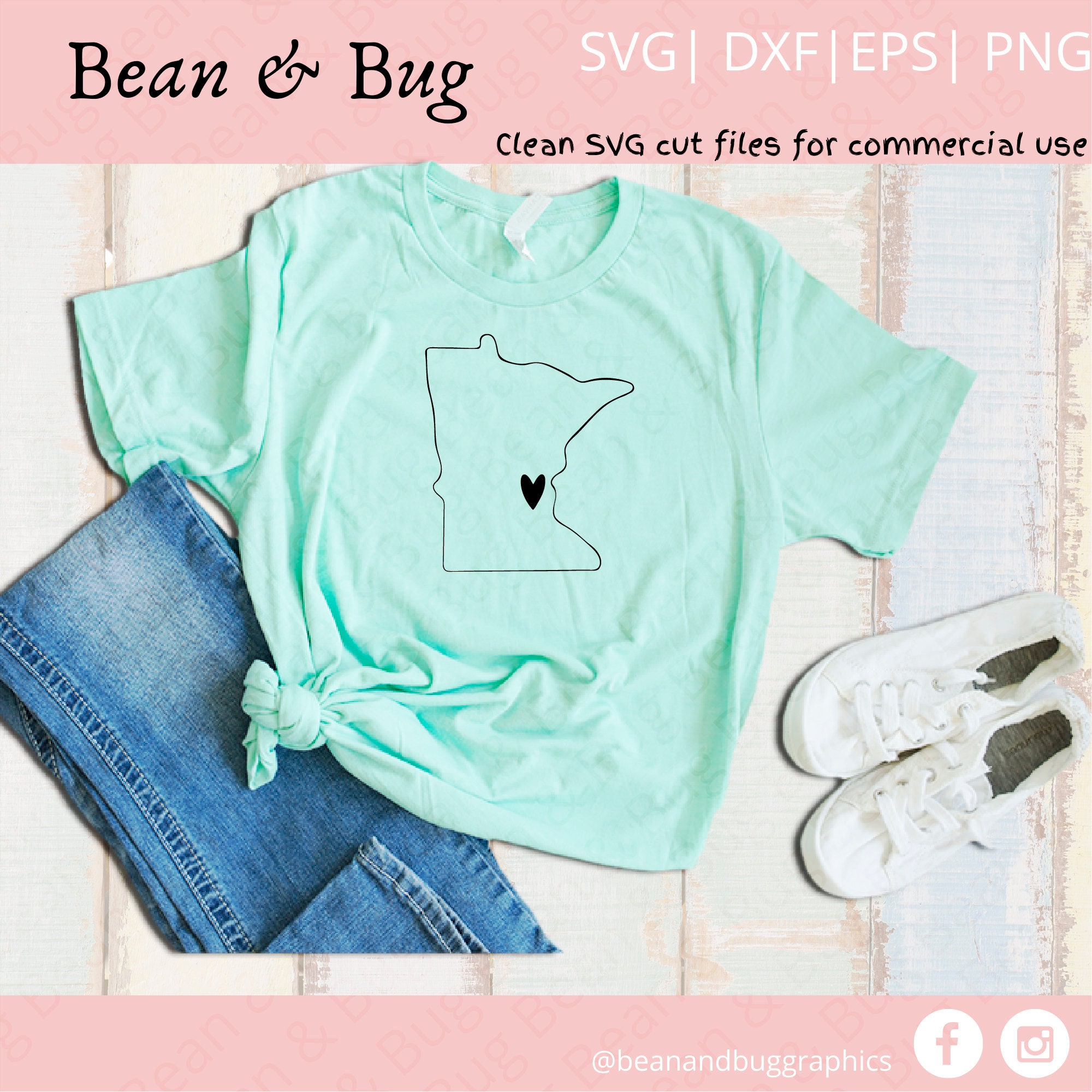 Minnesota Heart SVG Minnesota SVG Wood Sign Svg Minnesota Silhouette ...